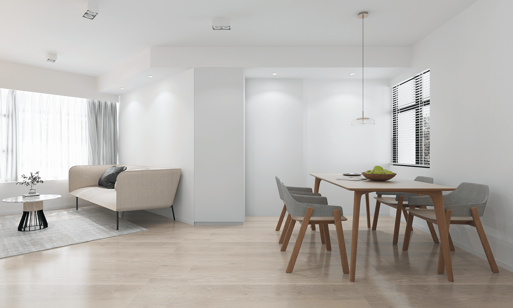 Kornhill - A Minimalist All-White Living Experience - Inbloom Concept