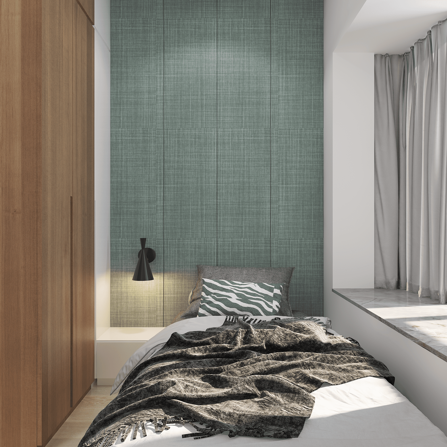 Tierra Verde - A plain palette + Wooden element = Harmony - Inbloom Concept